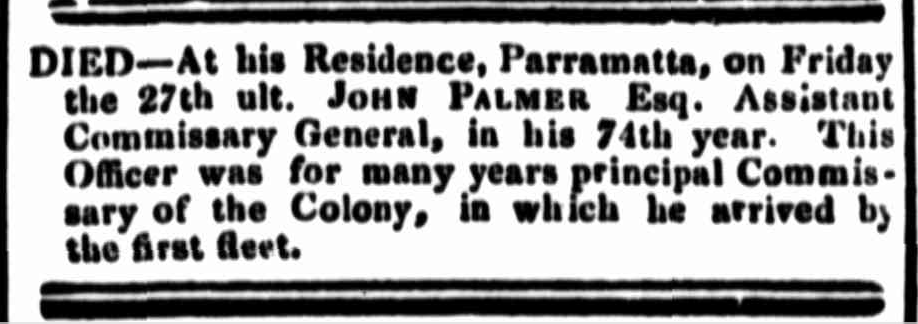 John Palmer: The Purser, The P.O.W – St. John's