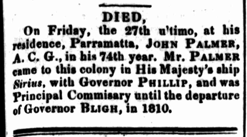 John Palmer: The Purser, The P.O.W – St. John's