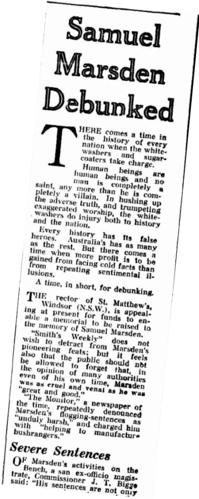 Samuel Marsden: A Contested Life – St. John's